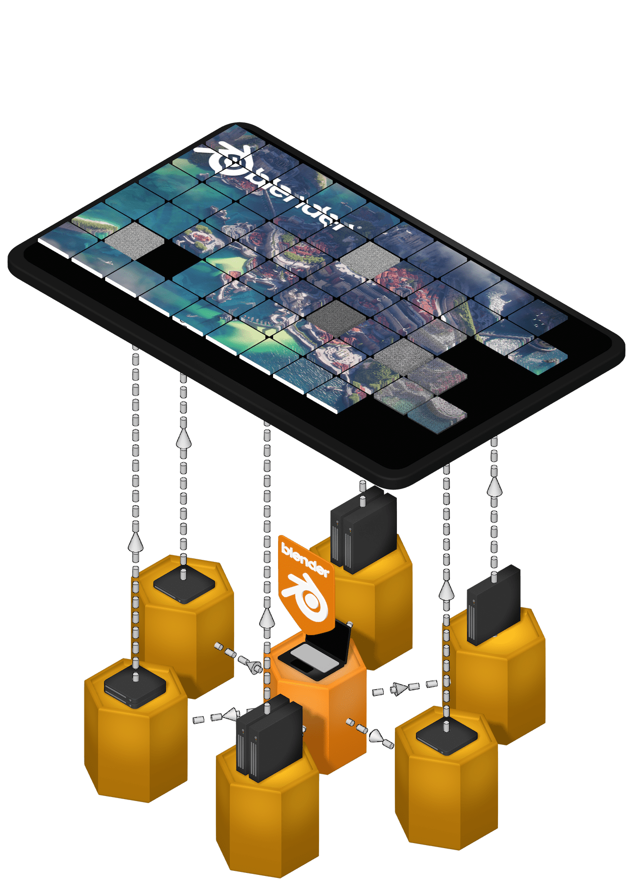 Renderhive - Crowdrendering platform for Blender built on the Blockchain